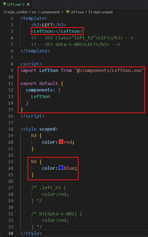 解决vue组件样式全局生效的问题 Csdn博客