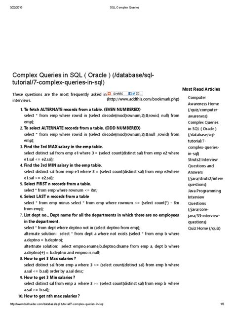 Sql Complex Queries Sql Data Management Software Free 30 Day