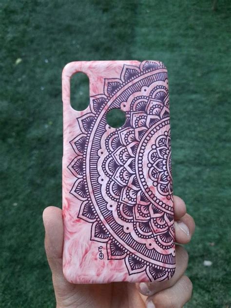 Pink Mandala Mandala Phone Case Phone Case Diy Paint Diy Phone Case