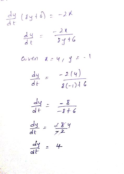 Solved Assume That All Variables Are Implicit Functions Of Time T