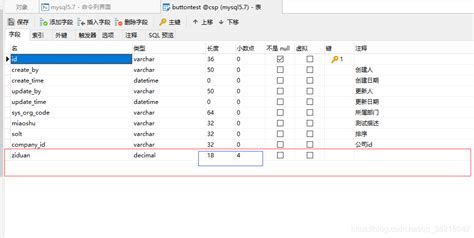 Mysql修改字段类型、字段名字、字段长度、字段小数点长度。 Csdn博客