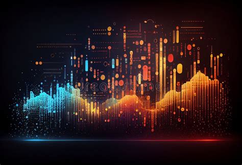 Abstract Technology Big Data Background Concept Generate Ai Stock Illustration Illustration