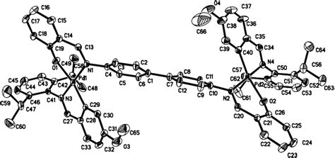 Molecular Structure Of 6 The Solvent Molecule Is Omitted Selected
