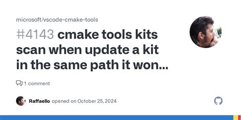 Cmake Tools Kits Scan When Update A Kit In The Same Path It Wont