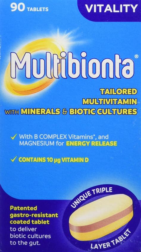 Seven Seas Multibionta Vitality Multivitamin S Czech Republic Ubuy