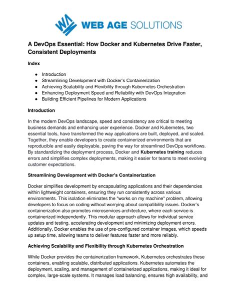 Ppt A Devops Essential How Docker And Kubernetes Drive Faster