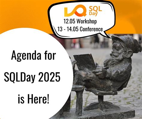 Sqlday Agenda For Sqlday 2025 Is Here 📋🎉 Were