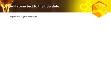 Hive And Honey Free Powerpoint Template