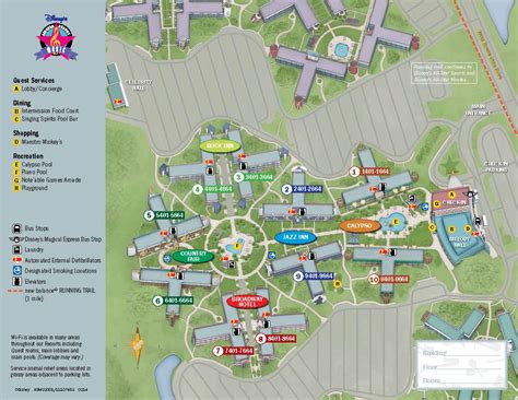 Disney World Hotel Map