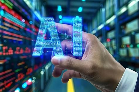 Hand Holding Ai Hologram Digital Transformation Tech Innovation Artificial Intelligence Advance