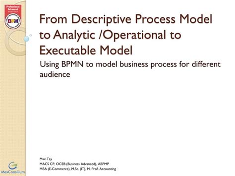 BPMN Process Modeling Levels PPTX
