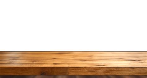 A Front View Of A Dark Brown Empty Wooden Table With Transparent