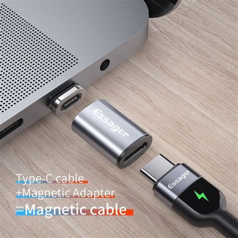 Essager Magnetische Usb Type C Adapter Usb C Femal Grandado