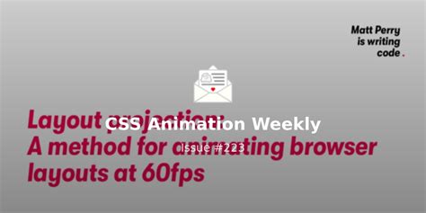 Css Animation Weekly 223