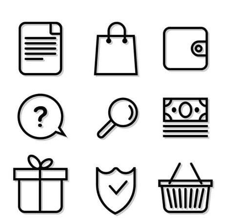 다양 한 벡터 아이콘 Ai Eps Uidownload