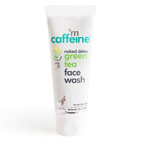 Buy Mcaffeine Naked Detox Green Tea Face Wash 100 Gm 19 Minutes