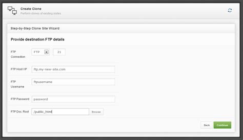 deploy clone any wordpress site icontrolwp