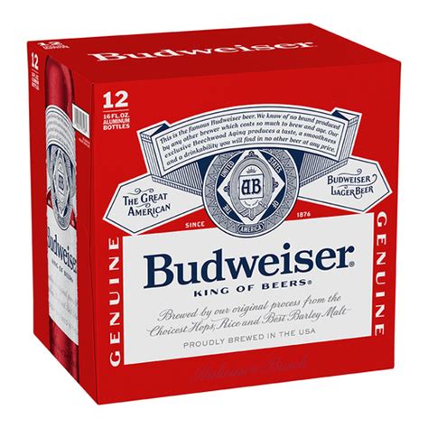 Budweiser Aluminum Bottles