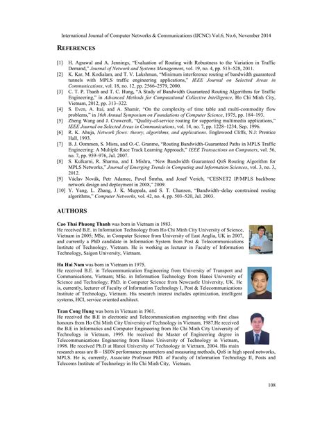 solving bandwidth guaranteed routing problem using routing data pdf