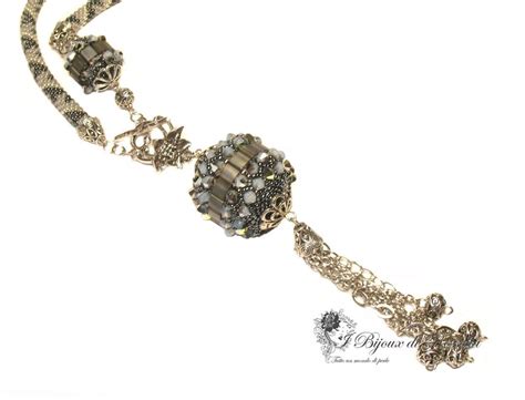 Beaded Bead Pattern The Big Tila Sphere Pdf File Only For Etsy España