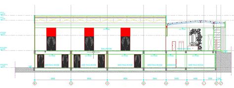 Autocad 2d Drawing Of Commercial Building Section Design Cad File Dwg File Cadbull