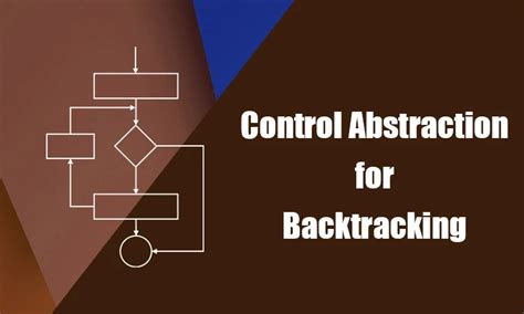 Control Abstraction For Backtracking Codecrucks