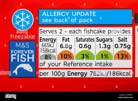 Nutritional Information Traffic Lights System Labelling Colour Coded Label Information On Pack