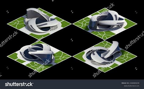 Futuristic Architecture Square Grid Tiled Game Stock Illustration 2184085039 Shutterstock
