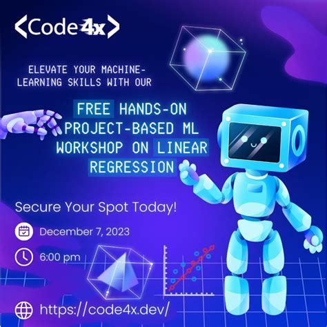 Code4x On Linkedin Machinelearning Datascience Linearregression Workshop