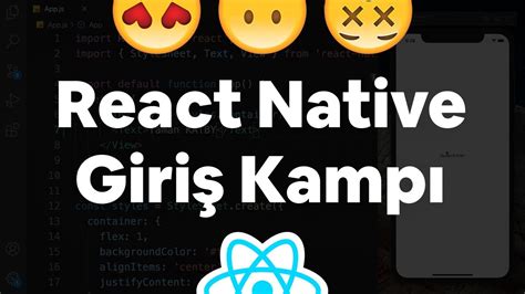 react native giriş kampı youtube