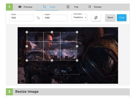 Imageresizer 整合各種圖片編輯功能，線上修改圖片大小、壓縮、裁切