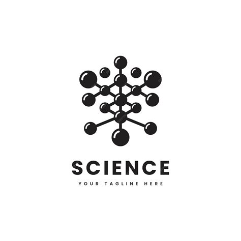 Premium Vector Science Logo Vector Silhouette Illustration Of