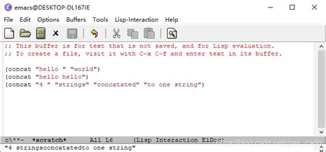201emacs Lisp 字符串连接lisp Concat Csdn博客