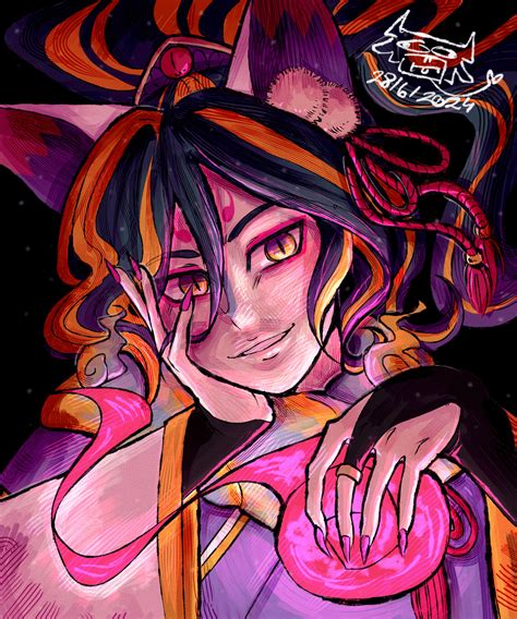 Orobi Fanart Venoct And Kyubis Punipuni Fusion Ryokaiwatch