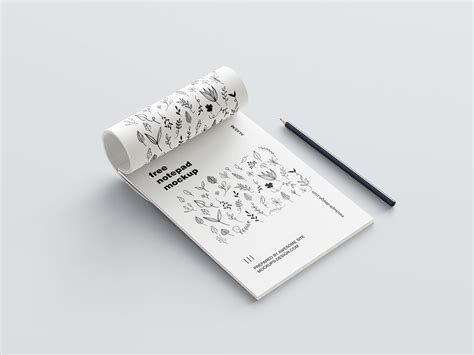 Free Notepad Mockup On Behance Free Notepad Mockup On Behance