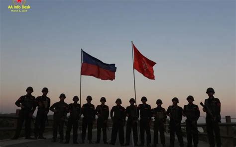 မောင်တောမြို့အား ပိတ်ဆို့ထားနေရာယူသည့် စစ်ကောင်စီတပ် နေရာ ၅ ခုအား Aa မှ အပြင်းအထန် ထိုးစစ်ဆင