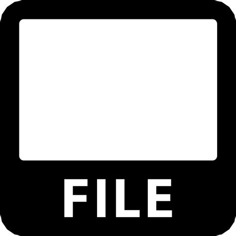 File Square Symbol Vector SVG Icon SVG Repo