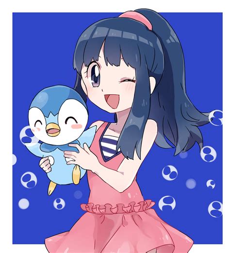Dawn And Piplup Pokemon And More Drawn By Pinpati Danbooru