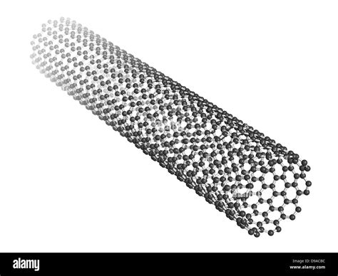 Carbon Nanotube Molecular Model Carbon Nanotubes Are Promising Nanotechnology Materials Atoms