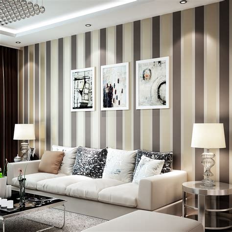 Полосатые обои в интерьере 50 фото красивые картинки и Hd фото