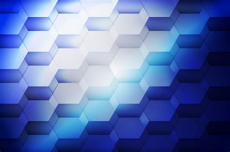 육각형 모양의 추상 흰색과 파란색 배경 벡터 그림입니다 3차원 형태에 대한 스톡 벡터 아트 및 기타 이미지 3차원 형태 개념 개념과 주제 Istock