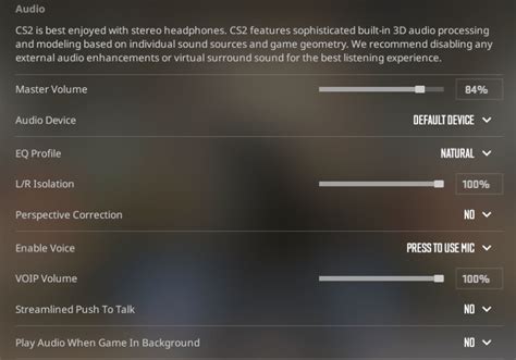 The Ultimate Guide To Cs2 Pro Audio Settings Hawk Live