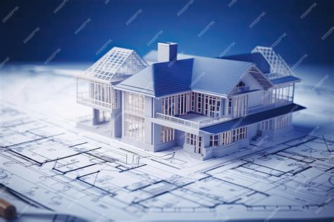 Premium Ai Image Unveiling The Blueprint Masterpiece Exploring The Architectural Grandeur With