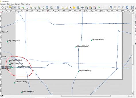 Qgis Show Labels For Point Features Outside Map Canvas Geographic Information Systems Stack