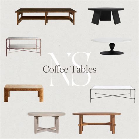Coffee Table Size And Shape Guide Nadine Stay