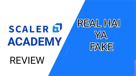 Scaler Academy Review Scaleracademy Review Youtube