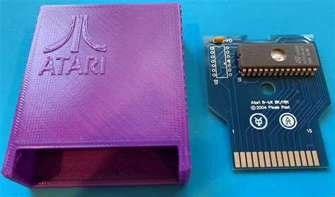 make an atari 8 bit computer cartridge 1 2 hours atari projects