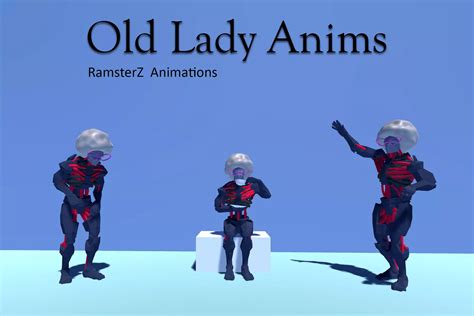 Unity Asset Old Lady Anims V10 Gfxfather
