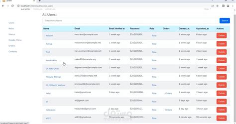 Laravel Orders Web Site مستقل