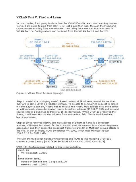 05 Vxlan Part V Flood And Learn Pdf Computer Networking